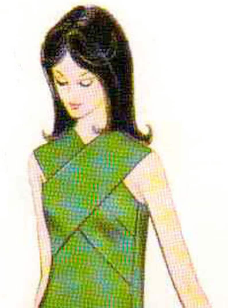 Plus Size (or Any Size) Vintage 1969 Dress Pattern - PDF - Pattern No ...