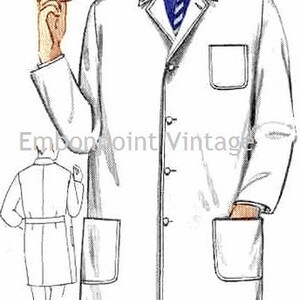Plus Size or Any Size Vintage 1969 Men's Lab Coat - Etsy Canada