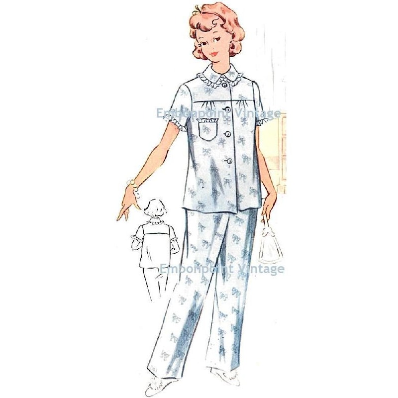 1950s Pajamas - Etsy