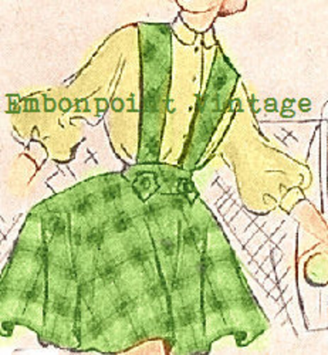 Plus Size (or Any Size) Vintage Dress Sewing Pattern - PDF - Pattern No ...