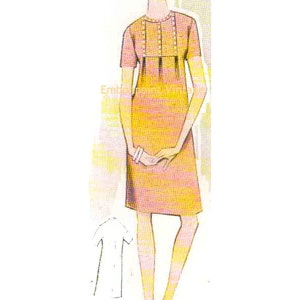 Plus Size (or Any Size) Vintage 1969 Maternity Dress Pattern - PDF ...