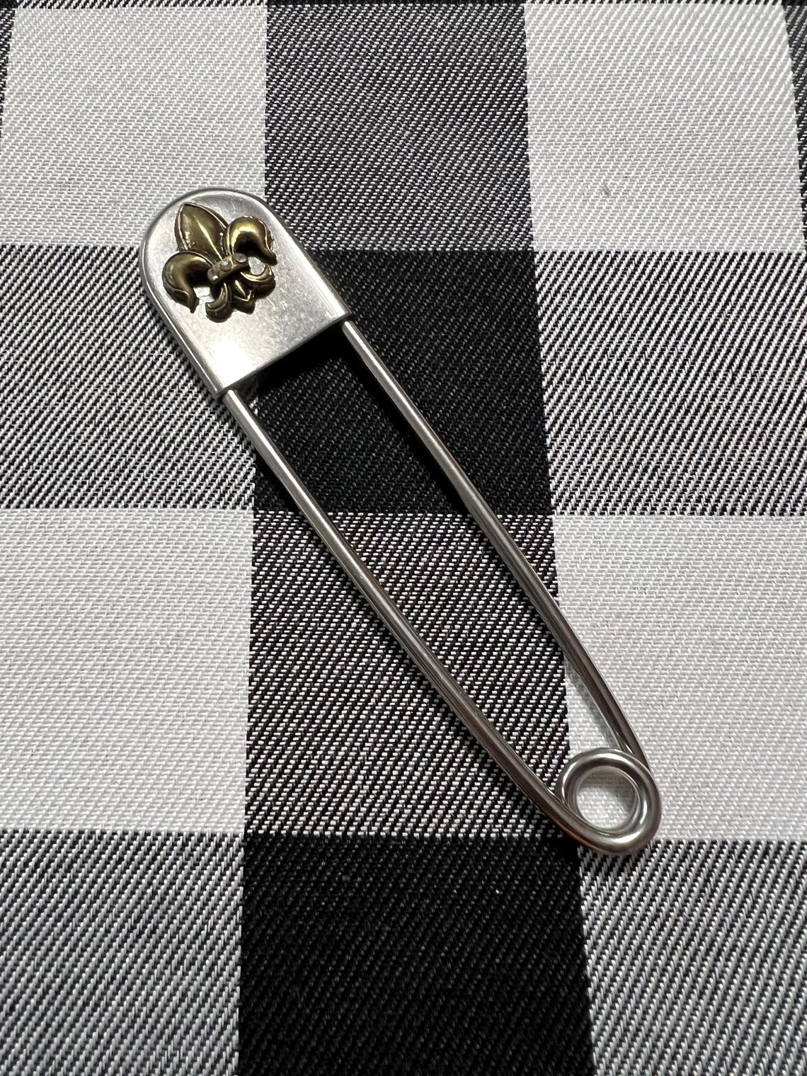 Jumbo Safety Pin, Kilt Pin, Scarf Pin, Cloak Pin, Safety Pin Key Chain ...