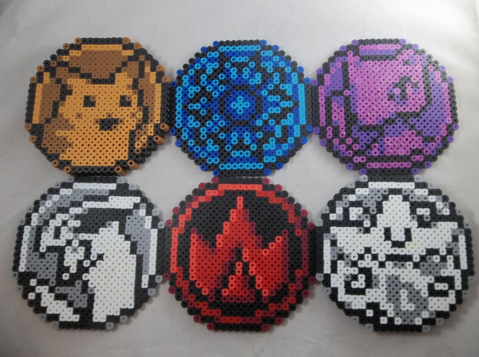 Pokemon Trading Card Game Perler Bead Coins Prototype - Etsy