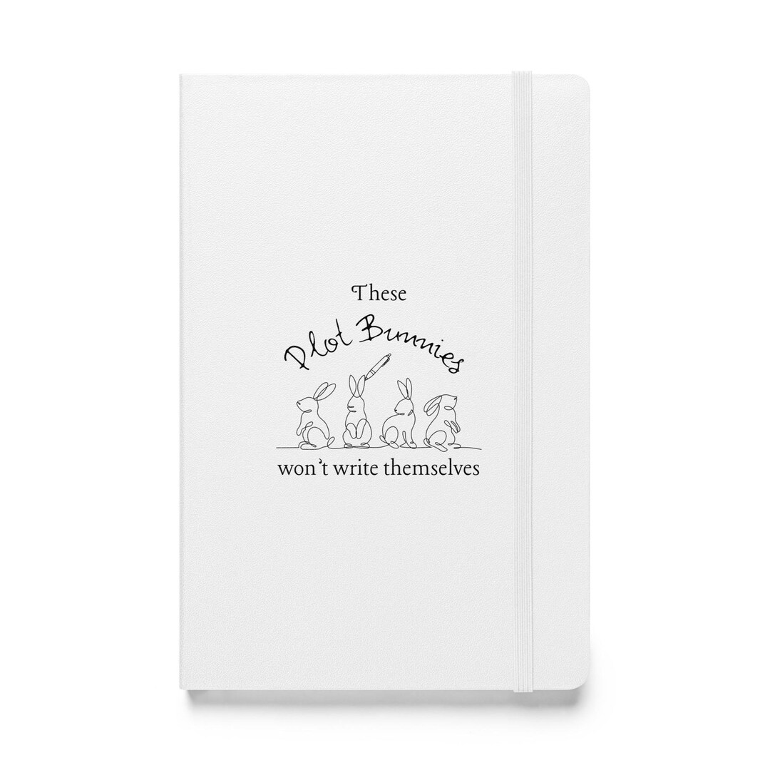 Plot Bunnies Hardcover Bound Ruled Notebook for Writers - Author Gift ...