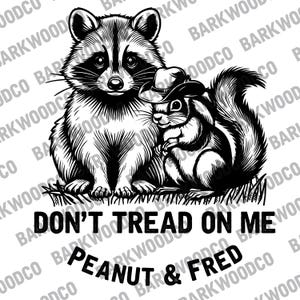 Don't Tread on Me Peanut and Fred Combo SVG - Etsy