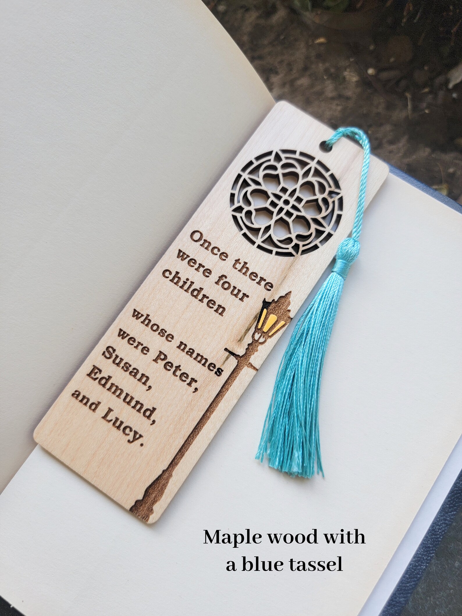 Once There Were Four Wooden Bookmark - Etsy
