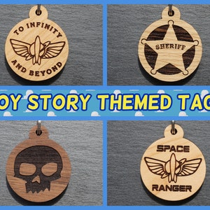 Buzz Lightyear Name Tag - Etsy UK