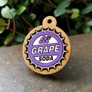 Grape Soda Pet Tag - Etsy