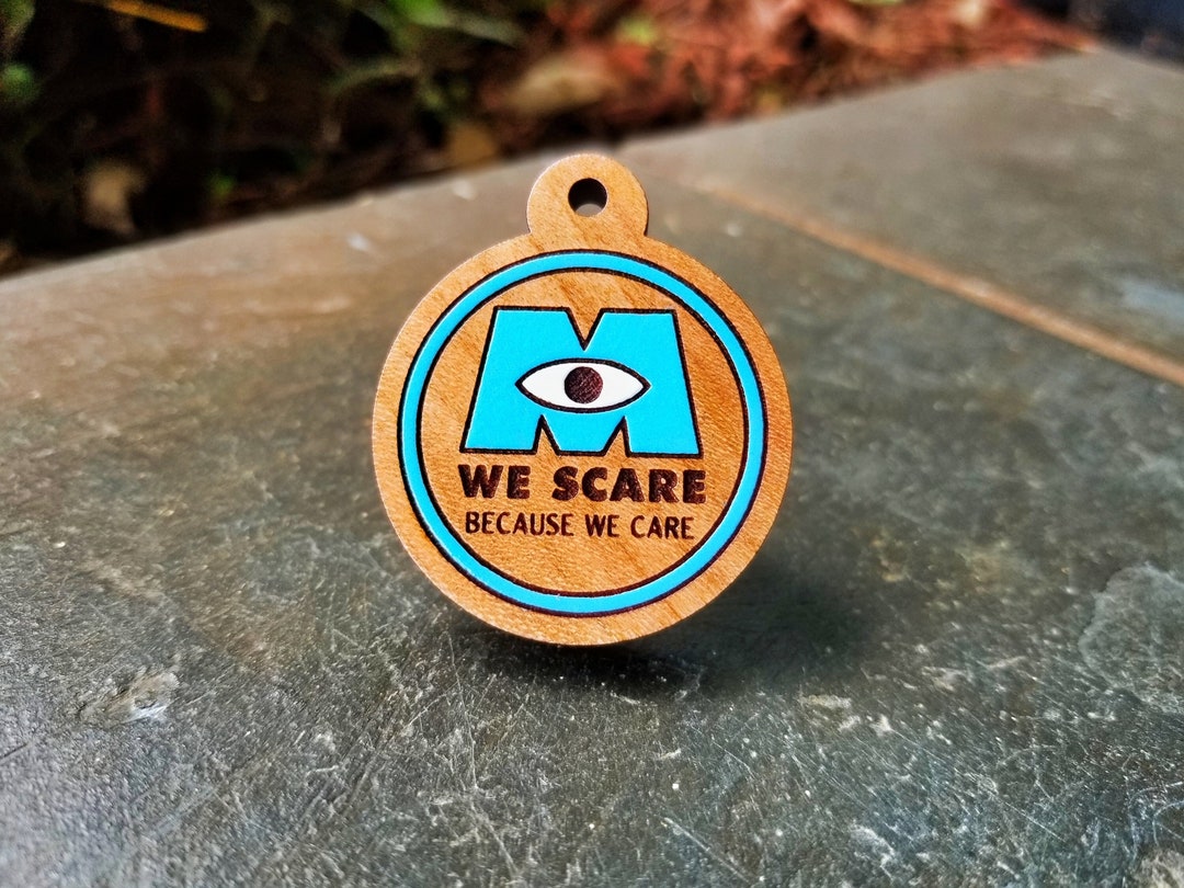 Monsters We Scare Pet Tag - Etsy