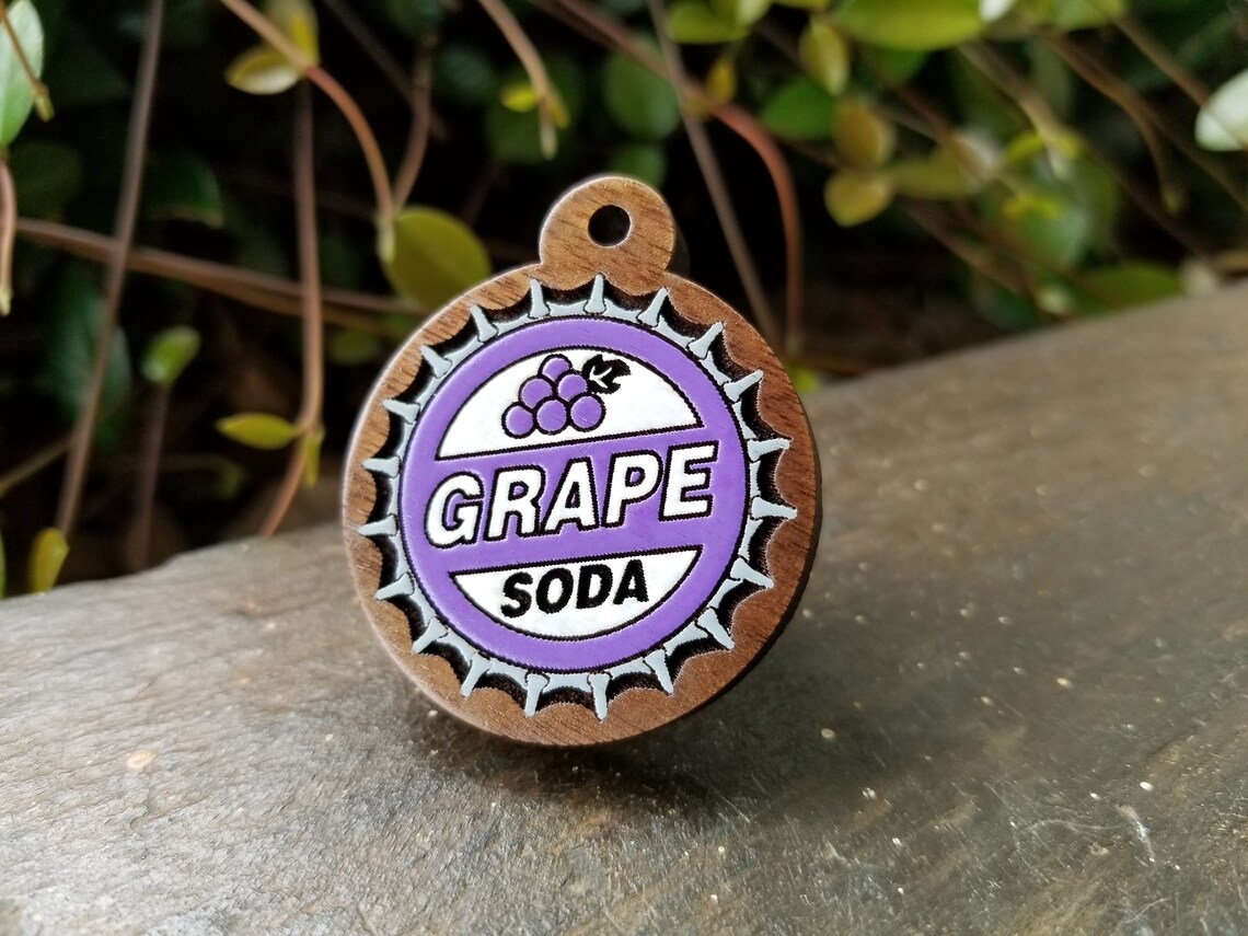 Grape Soda Pet Tag | Etsy