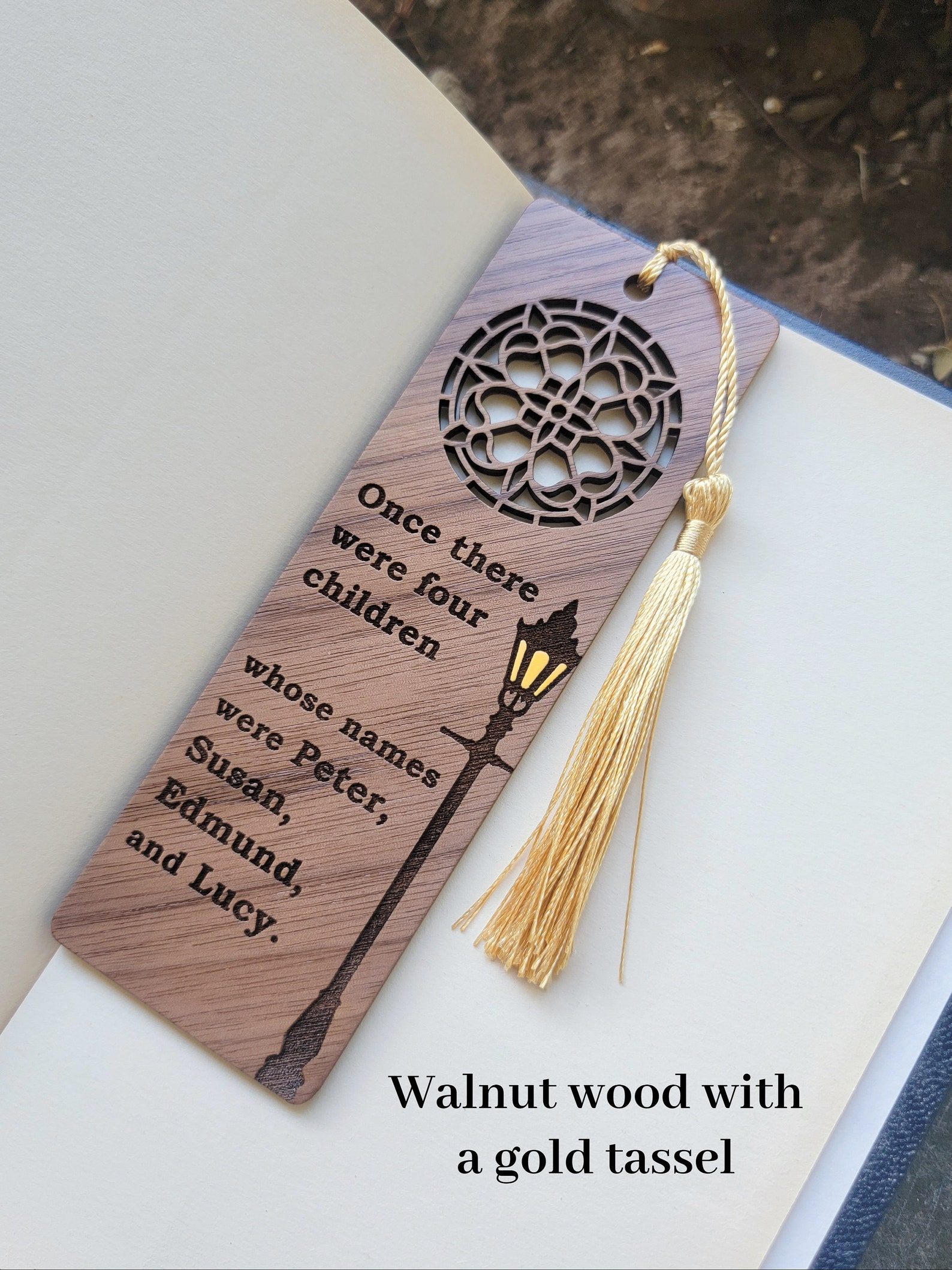Once There Were Four Wooden Bookmark - Etsy