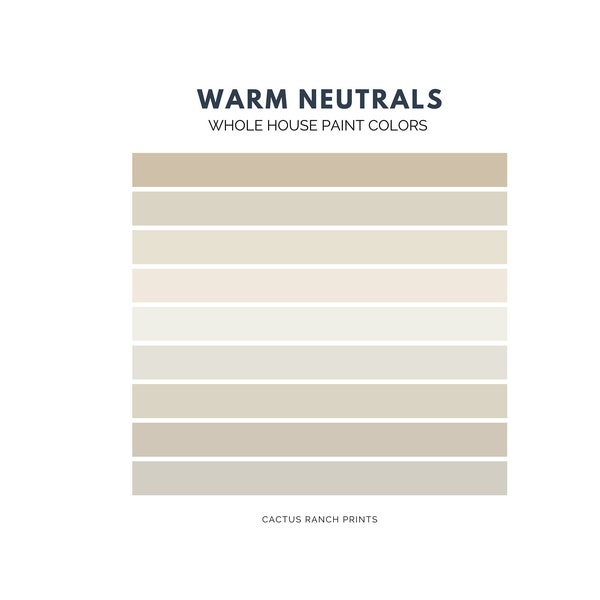 Accessible Beige Color Palette - Etsy