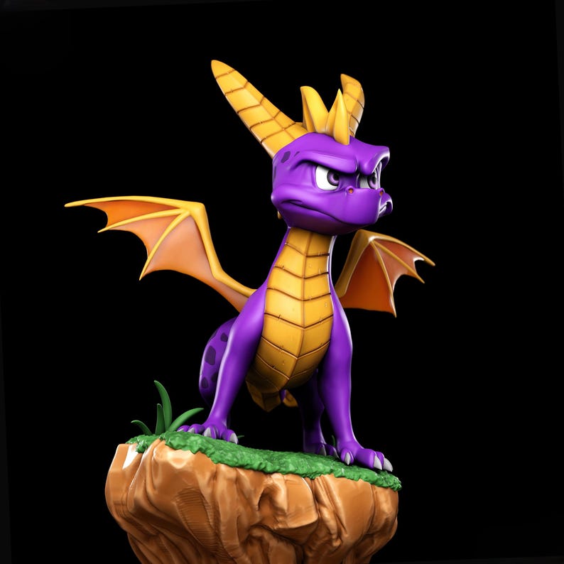 Violet Dragonling Relic Guardian STL File Premium Printable Adventure ...