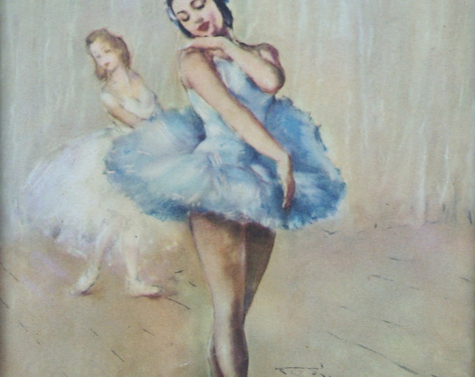 Vintage Pal Fried Ballerina Framed Print - Etsy