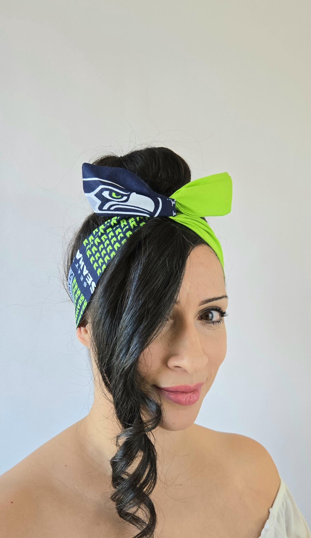 Seattle Seahawks, Headband, Dolly Bow Head Bands, Head Band, Hair Bow ...