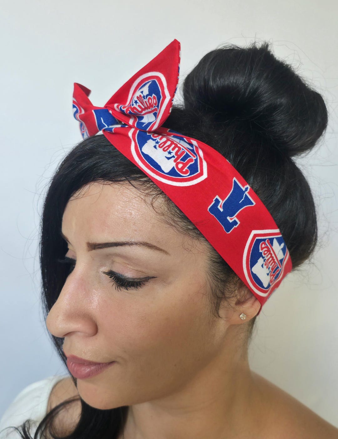 Philadelphia Phillies Dolly Bow Headband | Phillies Hair Bow | Game Day ...