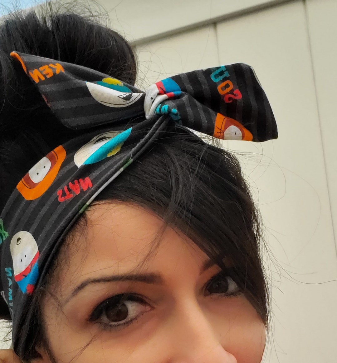 South Park Pin-up Bow, Cartman Headband, Hair Bow, Dolly Bow Headband ...