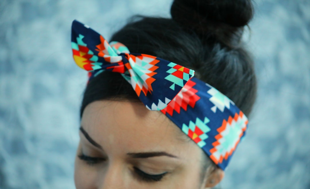Aztec Headband, Tribal Bow, Navajo Headband, Tribal Hippie Head Bands ...
