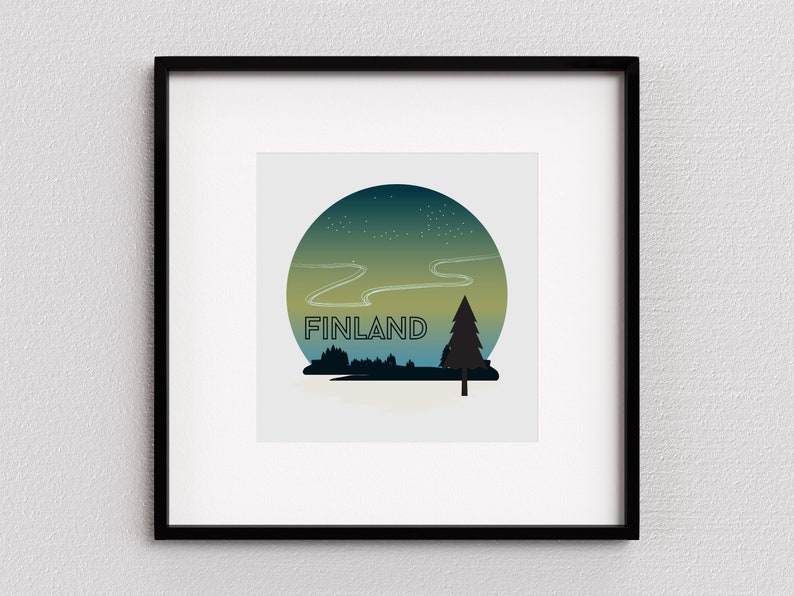 Finland Print Art | Finland Print | Downloadable Finland Print ...