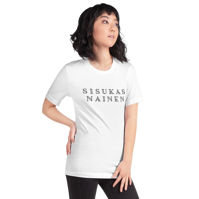 Woman With Sisu | Finnish Gifts for Women | Sisu T-shirt | Sisukas ...