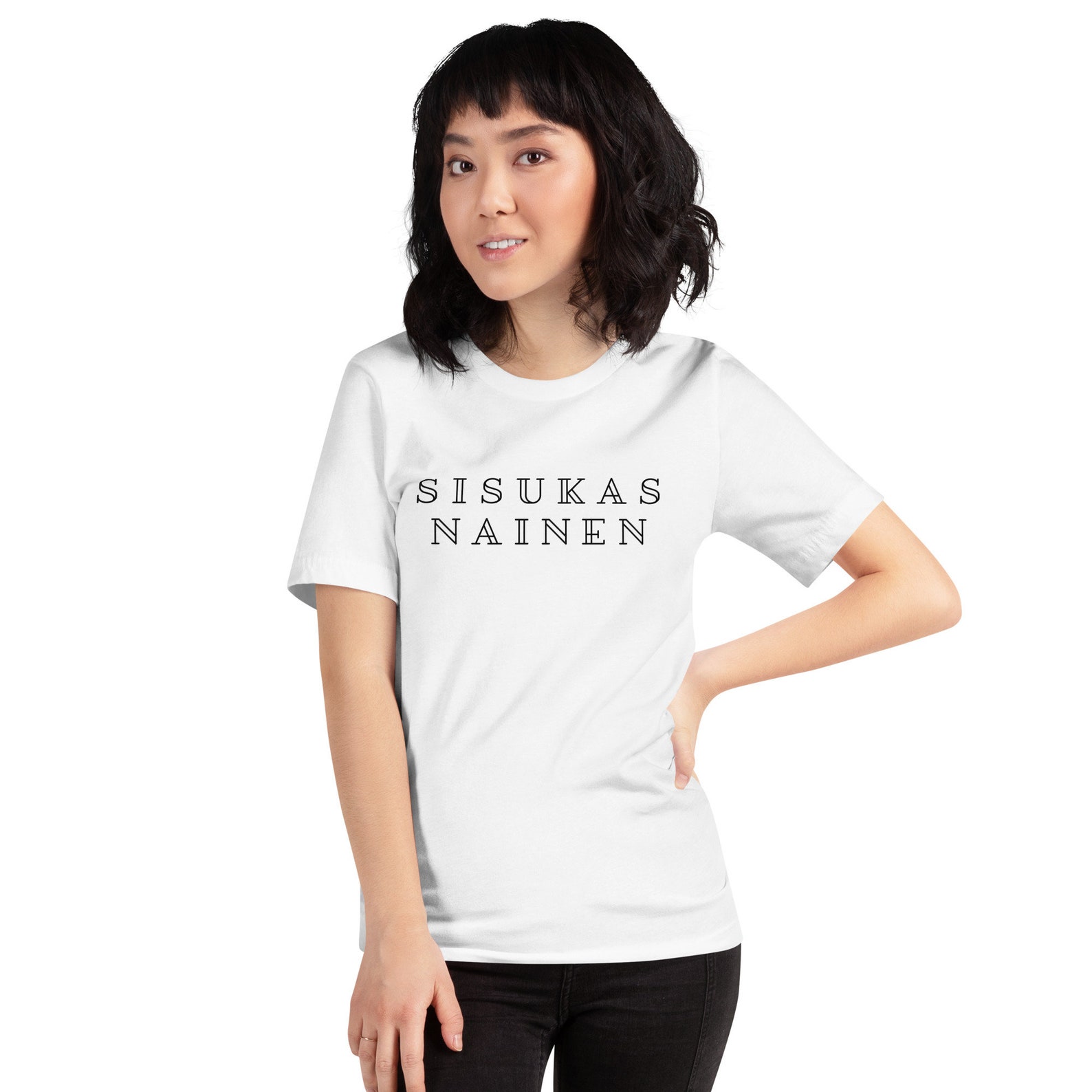 Woman With Sisu | Finnish Gifts for Women | Sisu T-shirt | Sisukas ...