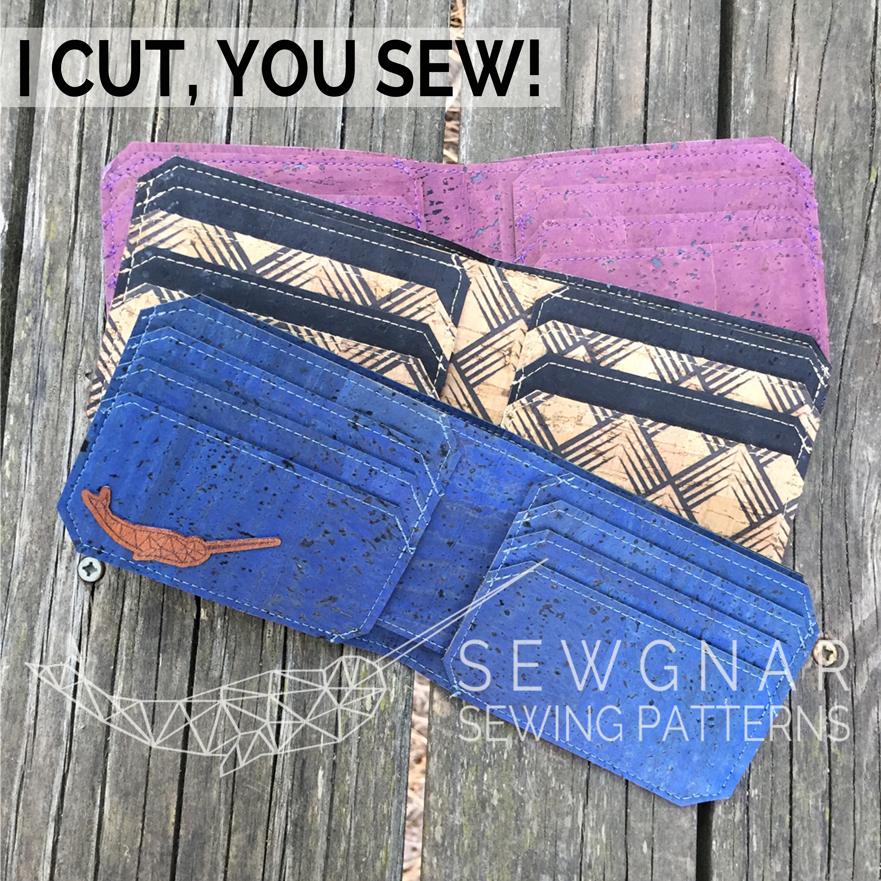 DIY Bifold Wallet Sewing KIT - Everything You Need to Make a CORK ...