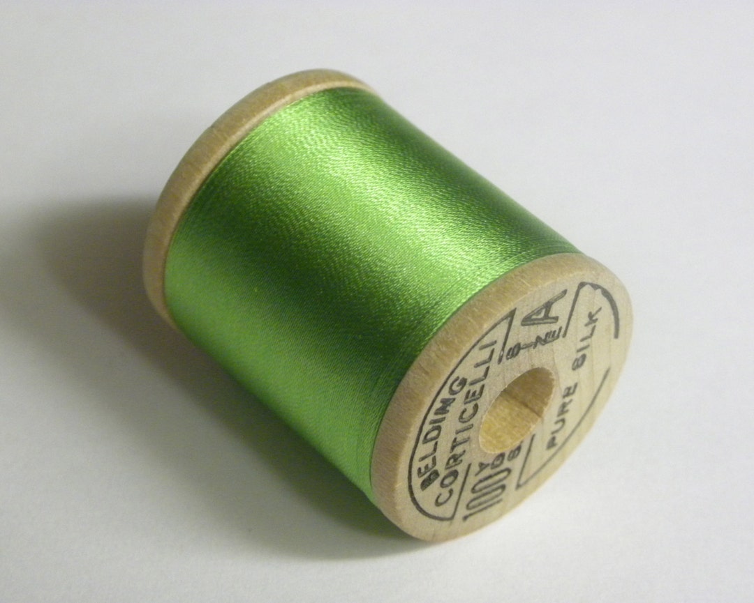 Belding Corticelli Pure Silk Hand Sewing Thread 100 Yd. Wooden Spool ...