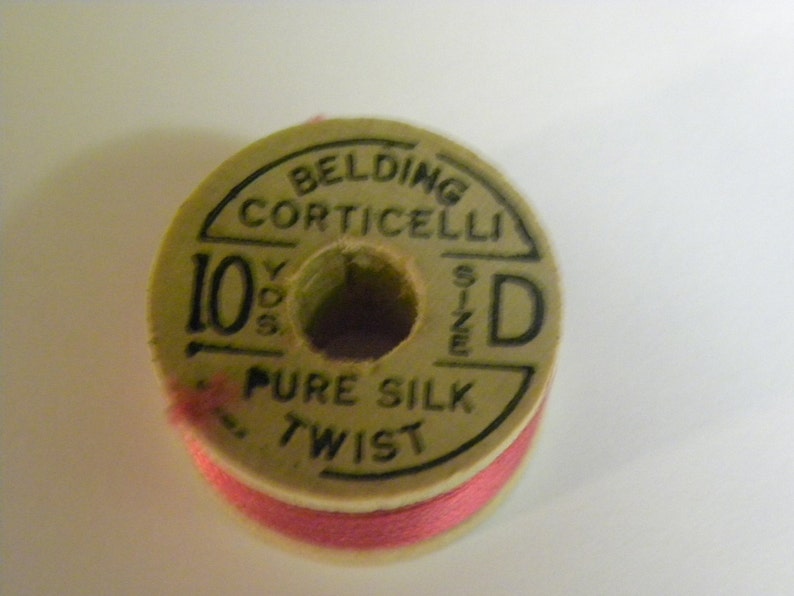 Vintage Belding-corticelli Brand Pure Silk Buttonhole Silk Twist Thread ...