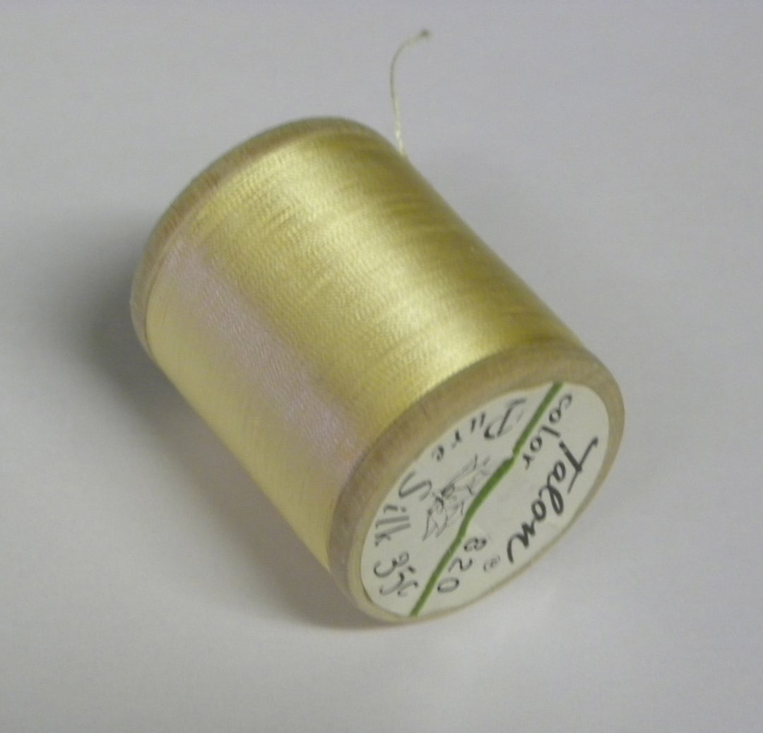 Vintage Talon Pure Silk Hand Sewing Embroidery Thread 100 Yd. Wooden ...