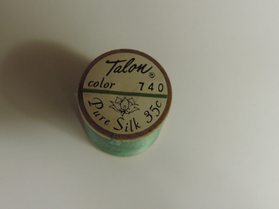 Vintage Talon Pure Silk Hand Sewing Embroidery Thread 100 Yd. - Etsy