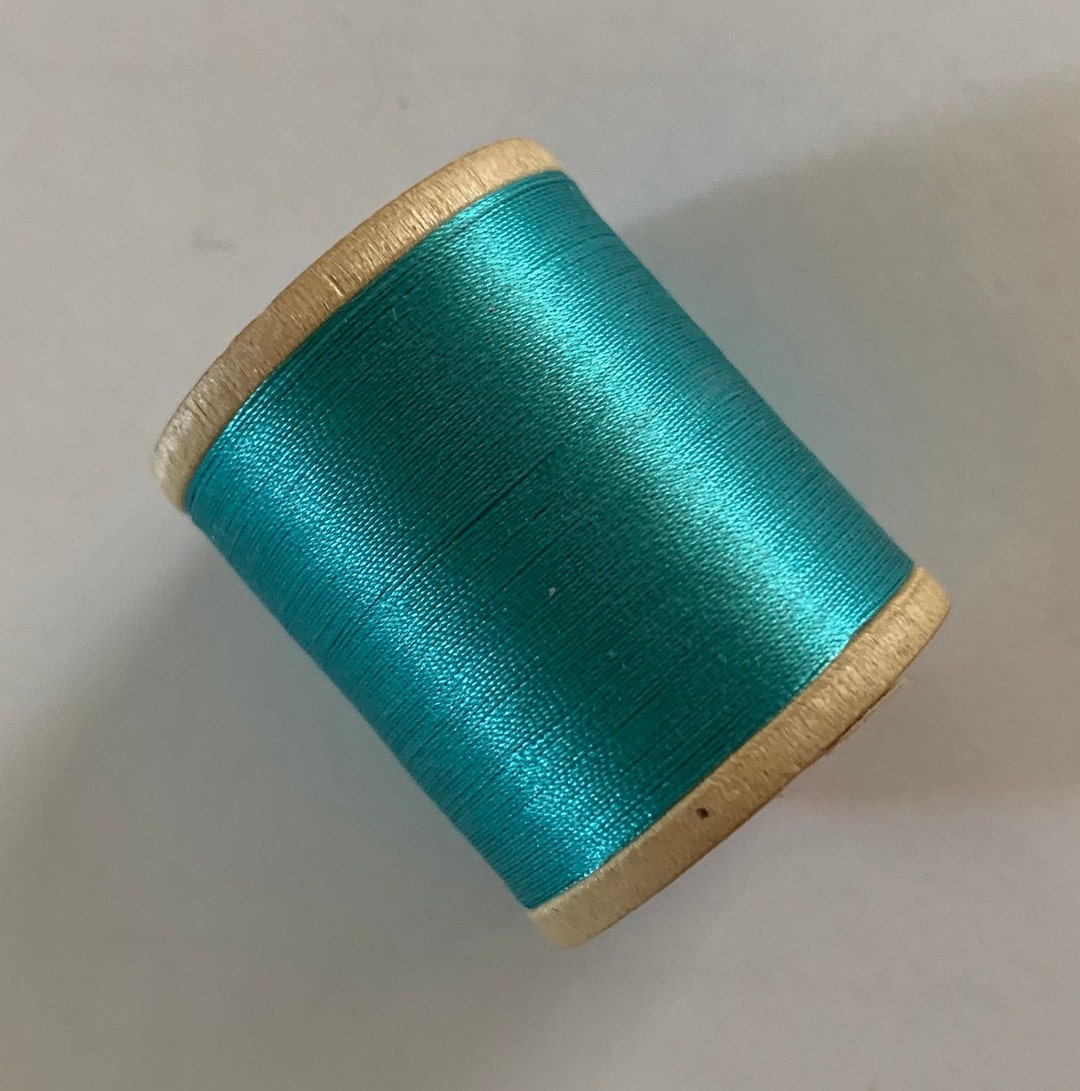 Vintage Talon Pure Silk Hand Sewing Embroidery Thread 100 Yd. Wooden ...