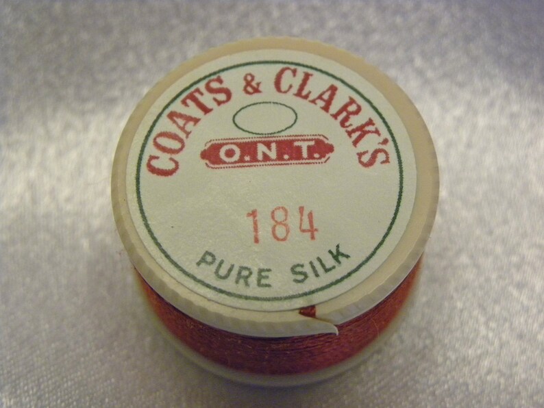 Vintage Coats & Clarks Pure Silk Twist Embroidery Buttonhole Silk Twist ...