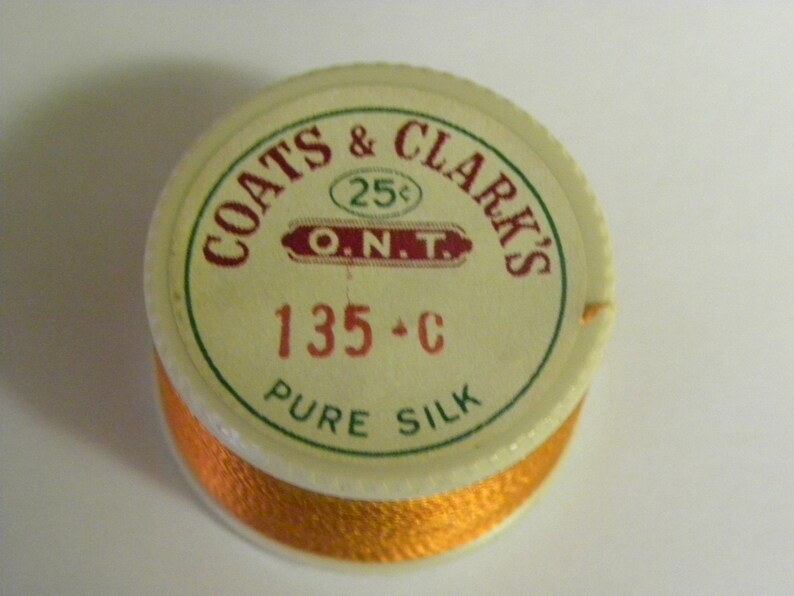 Vintage Coats & Clarks Pure Silk Twist Embroidery Buttonhole Silk Twist ...