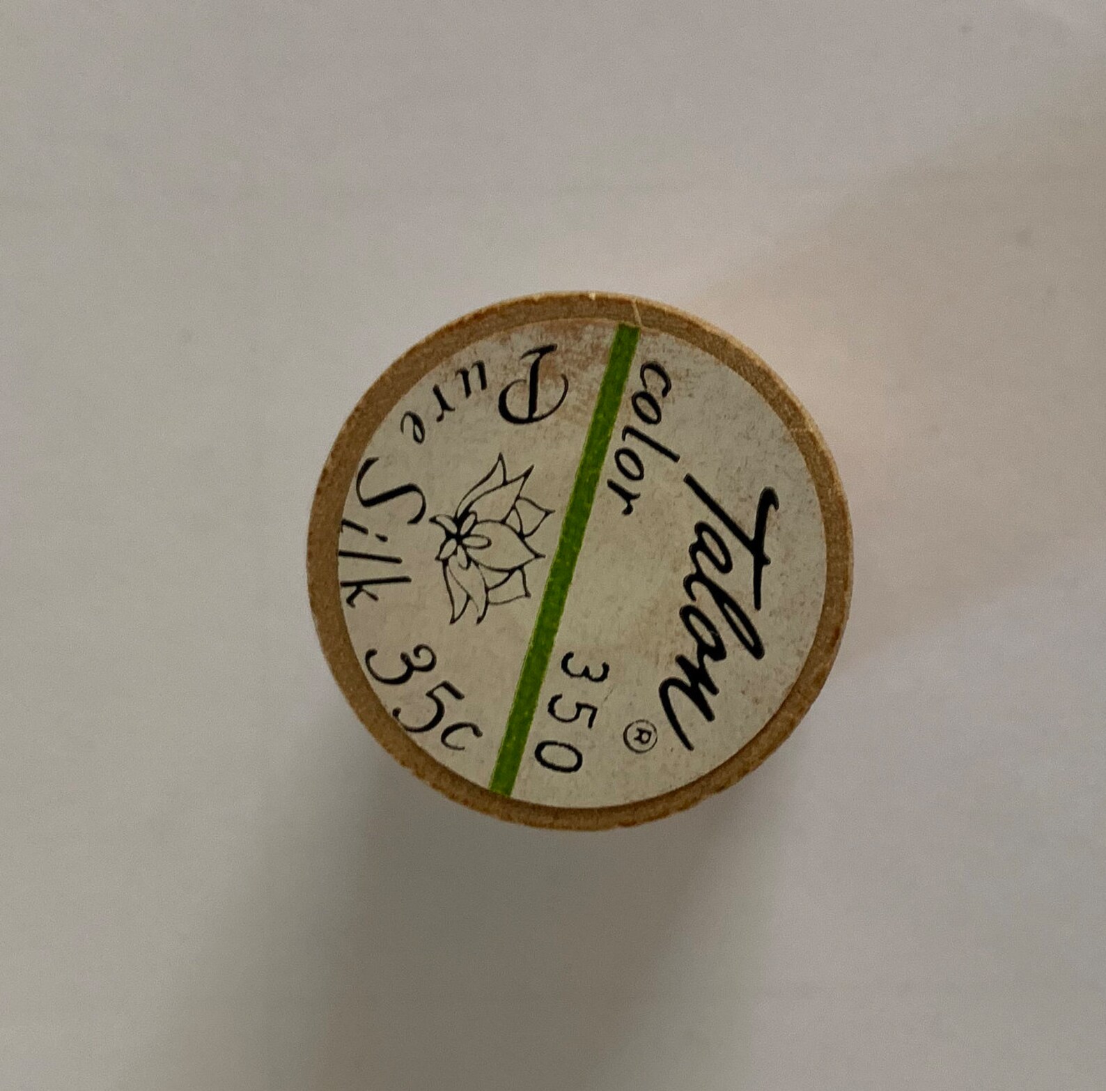 Vintage Talon Pure Silk Hand Sewing Embroidery Thread 100 Yd. Wooden ...