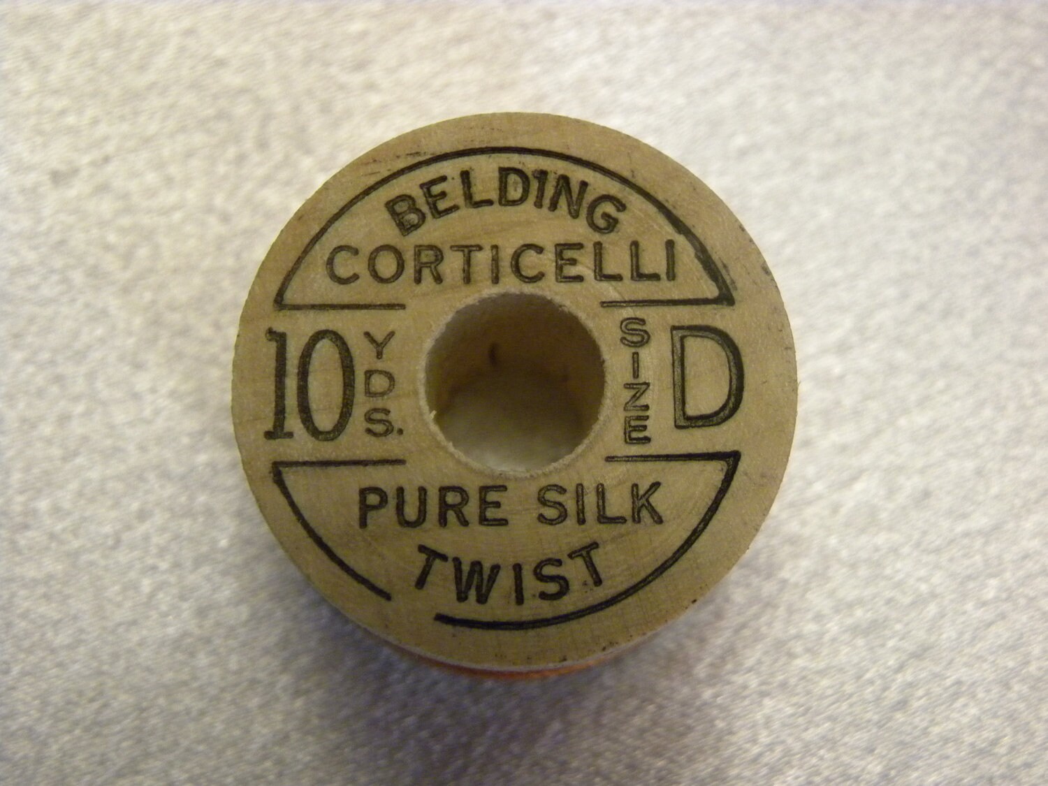 Vintage Belding Corticelli Silk Buttonhole Silk Twist Thread Size D 10 ...
