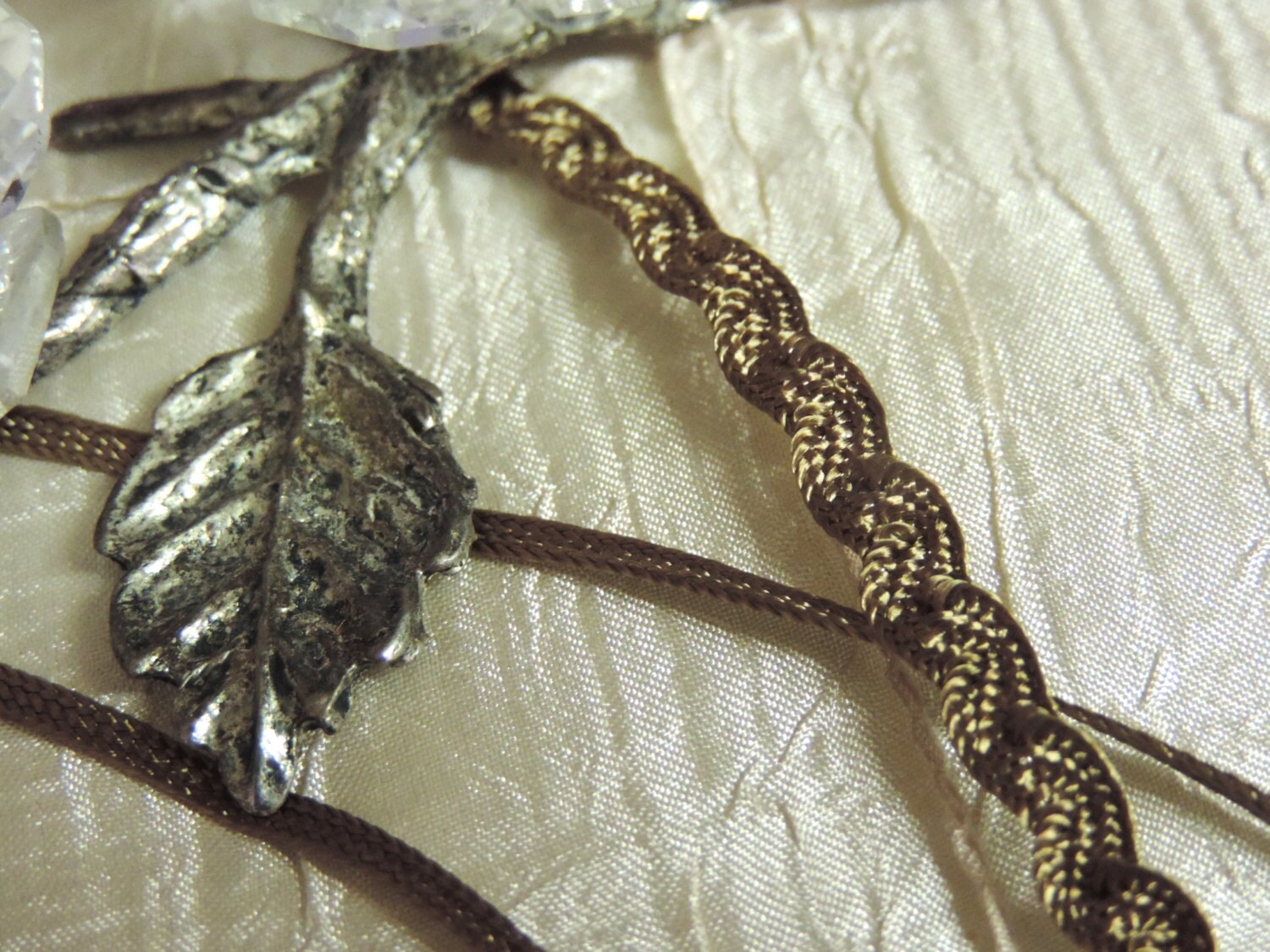 Vintage Pre 1960's 1/8" Beautiful Bronze Colored Decorative Braided ...