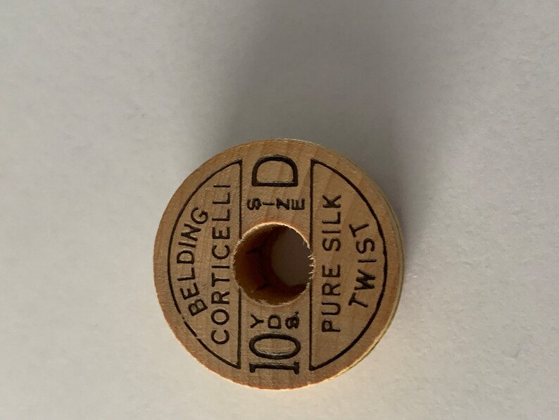 Antique Belding Corticelli Silk Buttonhole Silk Twist Thread Size D 10 ...