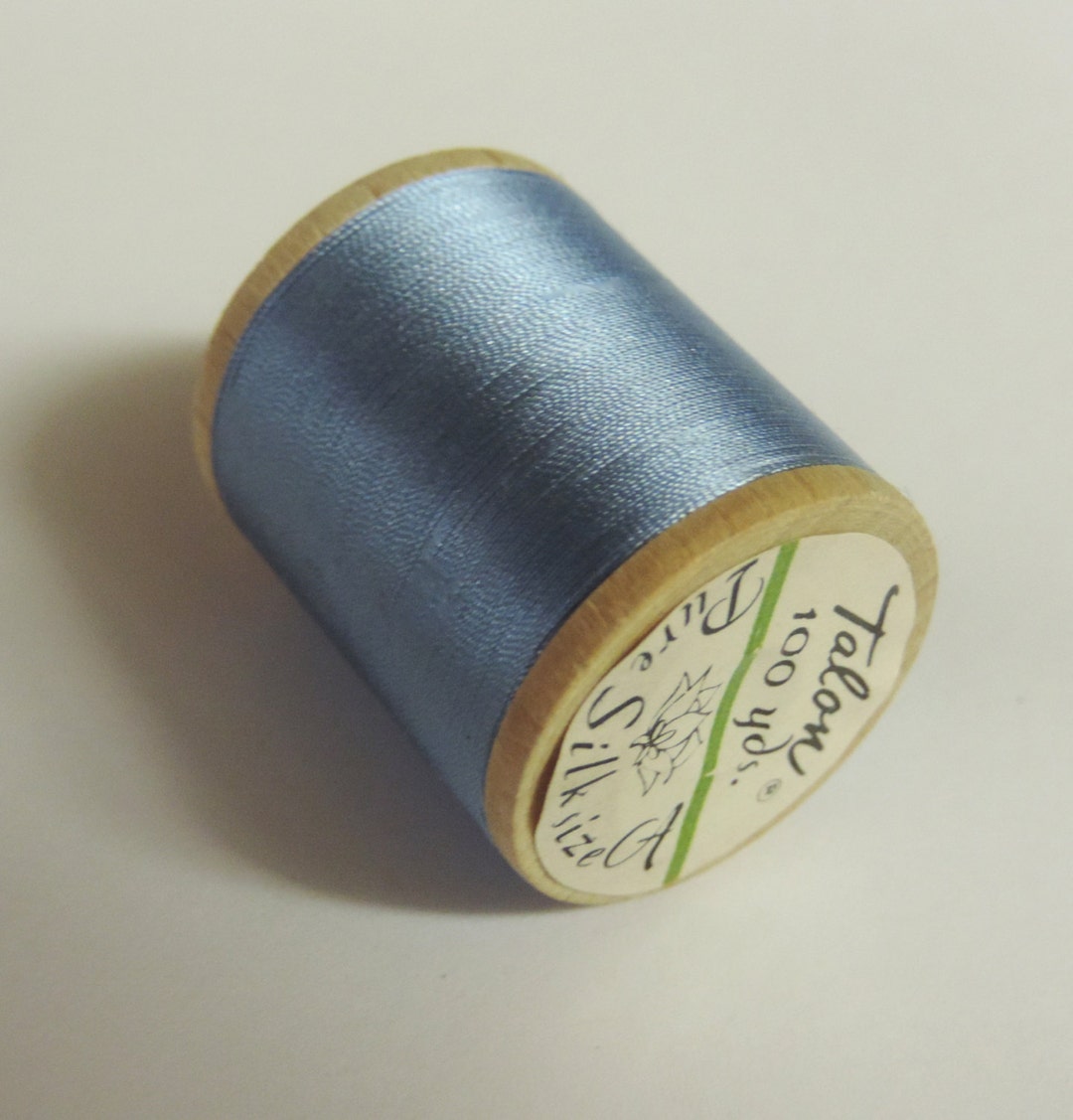 Vintage Talon Pure Silk Hand Sewing Embroidery Thread 100 Yd. Wooden ...