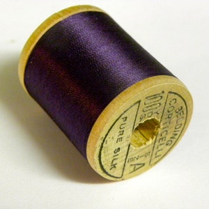 Belding Corticelli Pure Silk Hand Sewing Thread 100 Yd. Wooden Spool ...