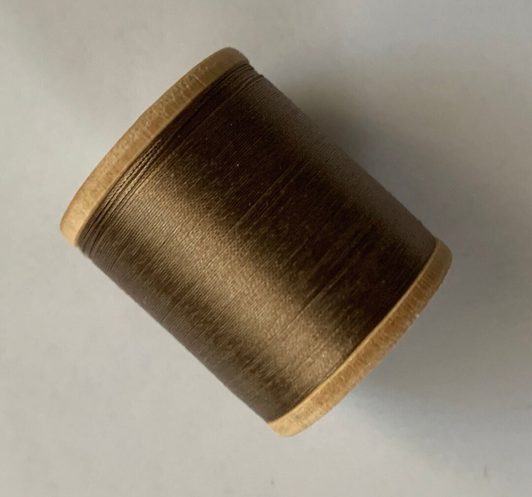 Vintage Talon Pure Silk Hand Sewing Thread 100 Yd. Wooden Spool Shade ...