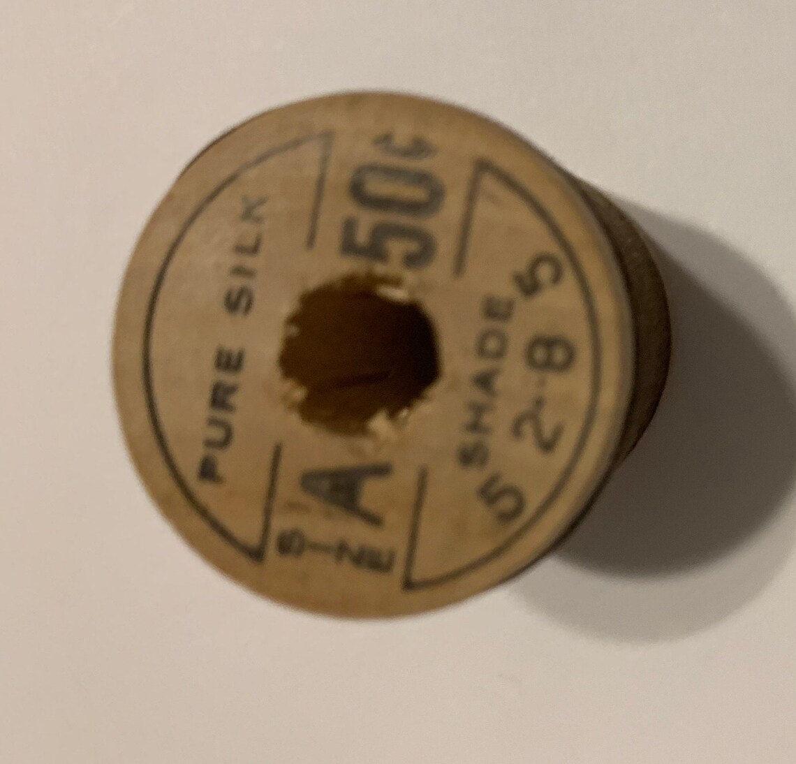 Vintage Belding Corticelli Silk Thread Size A 100 Yd Wooden Spool Shade ...