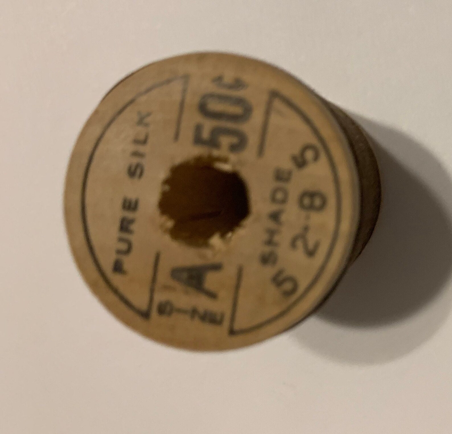 Vintage Belding Corticelli Silk Thread Size A 100 Yd Wooden Spool Shade ...