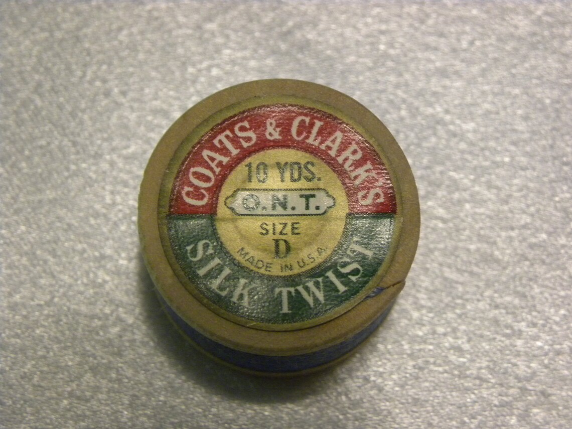 Vintage Coats & Clarks Pure Silk Twist Embroidery Buttonhole Silk Twist ...