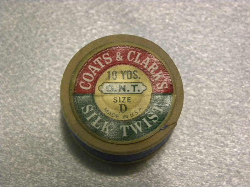 Vintage Coats & Clarks Pure Silk Twist Embroidery Buttonhole Silk Twist ...