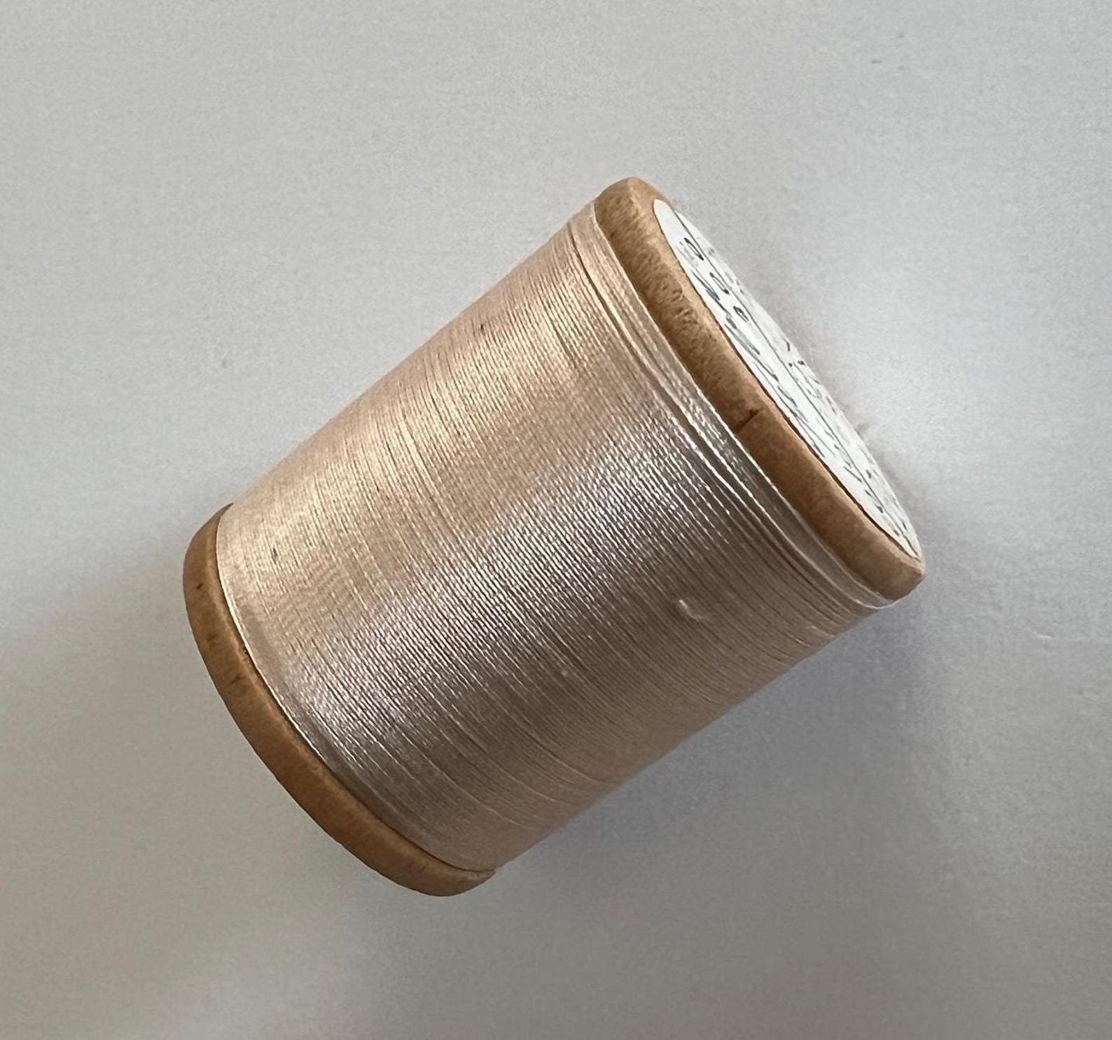 Vintage Talon Pure Silk Hand Sewing Thread 100 Yd. Wooden Spool Shade ...