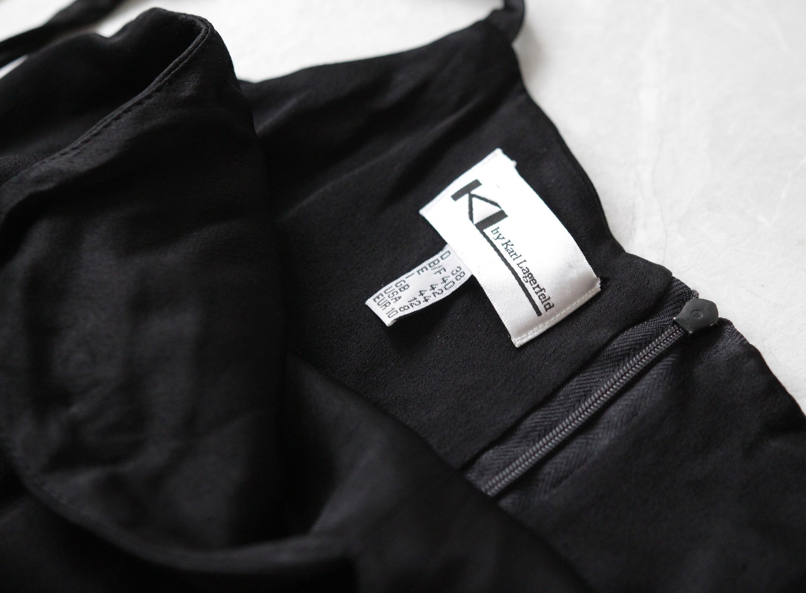 KARL LAGERFELD Vintage Black Simple Elegant Evening Midi Dress | Etsy