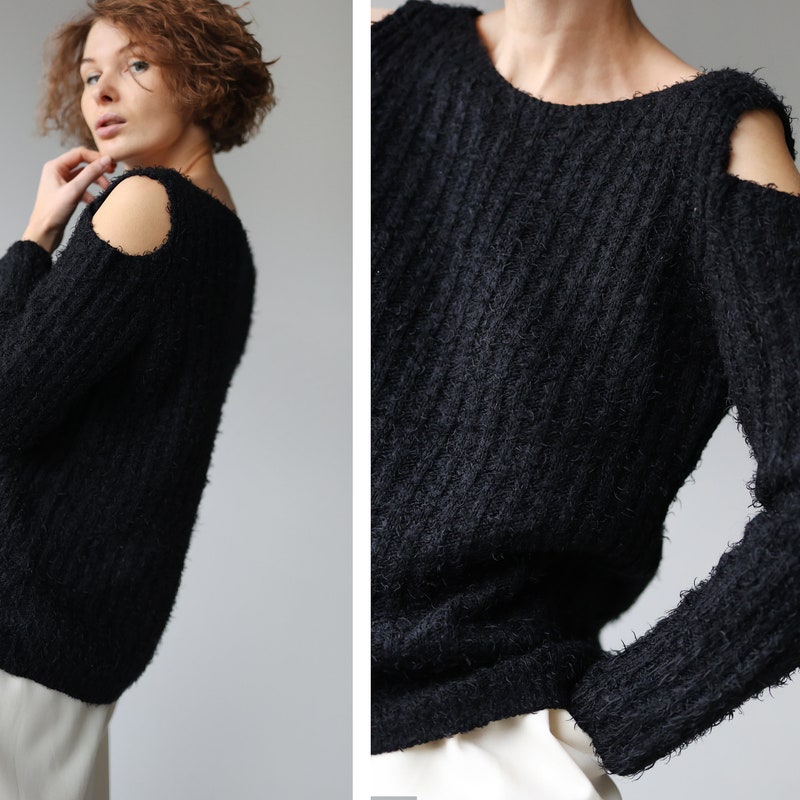 Cut Out Sweater - Etsy