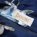 BARONI Italian Vintage Blue Floral Print Cotton High Waist Fitted ...