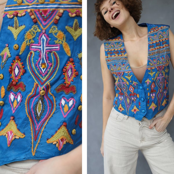 Embroidery Vest - Etsy