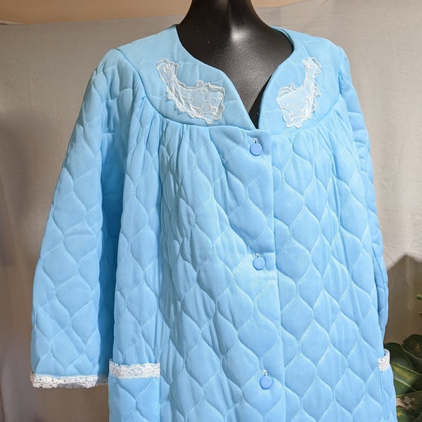 Quilted Bathrobe - Etsy